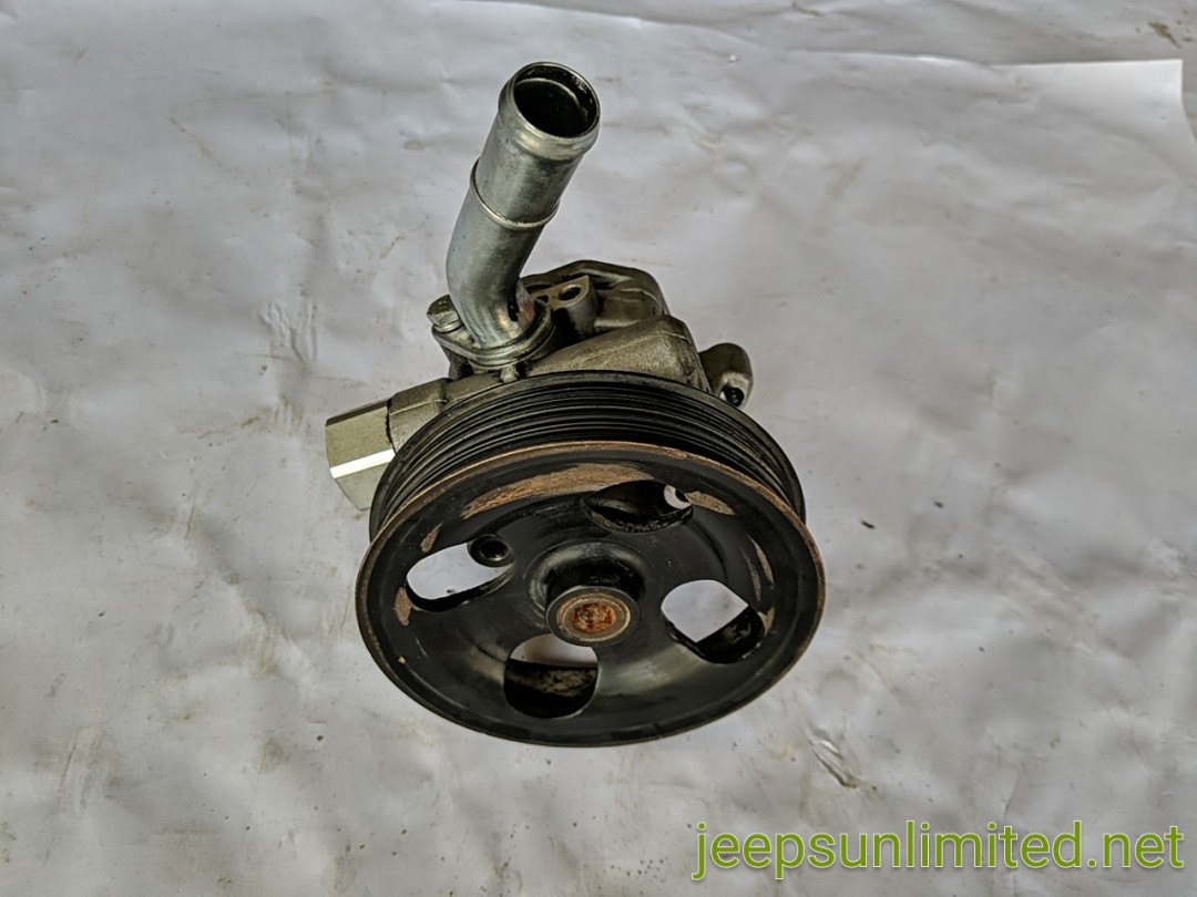 Wrangler JK JKU Power Steering Pump Pulley Assembly 3.6L V6 12-18 ...