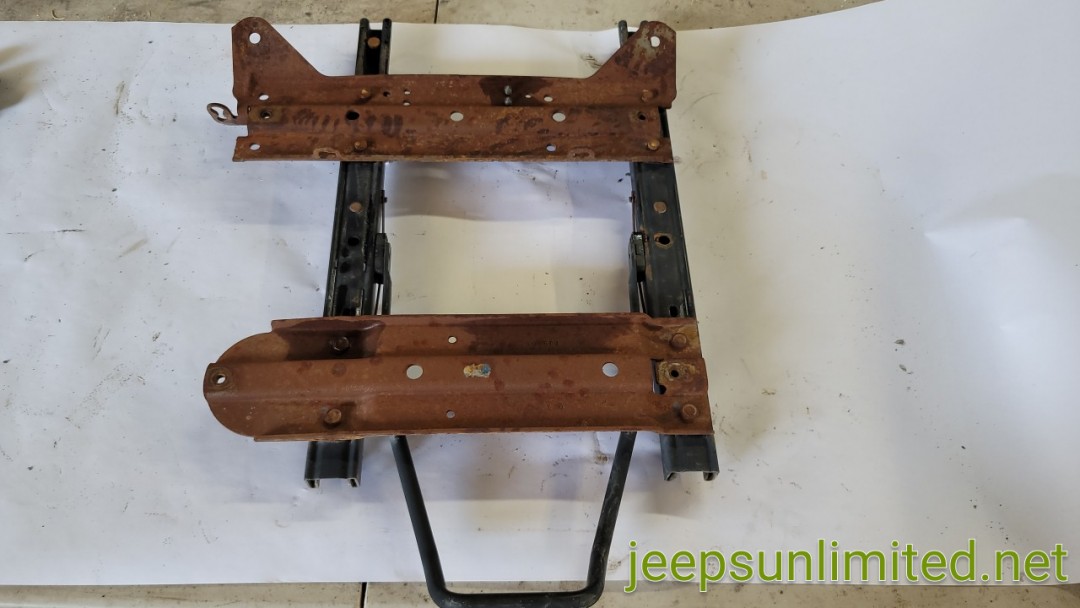 Front Seat Bracket Slider Tracks Driver Left Side 03-06 TJ LJ ...