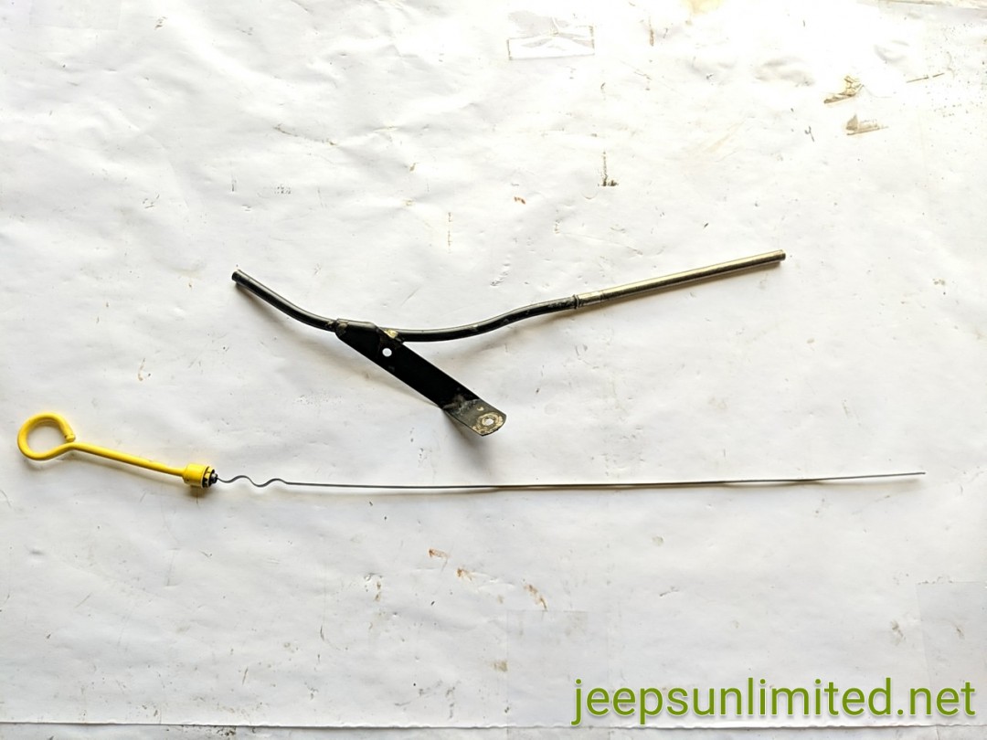 Wrangler YJ 4.2 Engine Dipstick Tube 8933004796 87-90 - Parts Breakers - Rust Free used jeeps ...