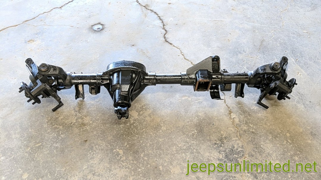 Wrangler YJ Front Axle Assembly Dana 30 with 3.07 Gear Ratio with ABS ...