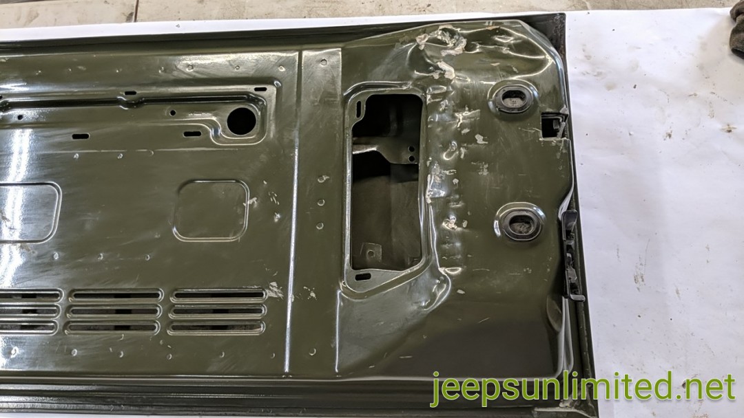 Wrangler JK Green Tailgate Shell Mopar OEM Paint Code PGK 68079246AB ...