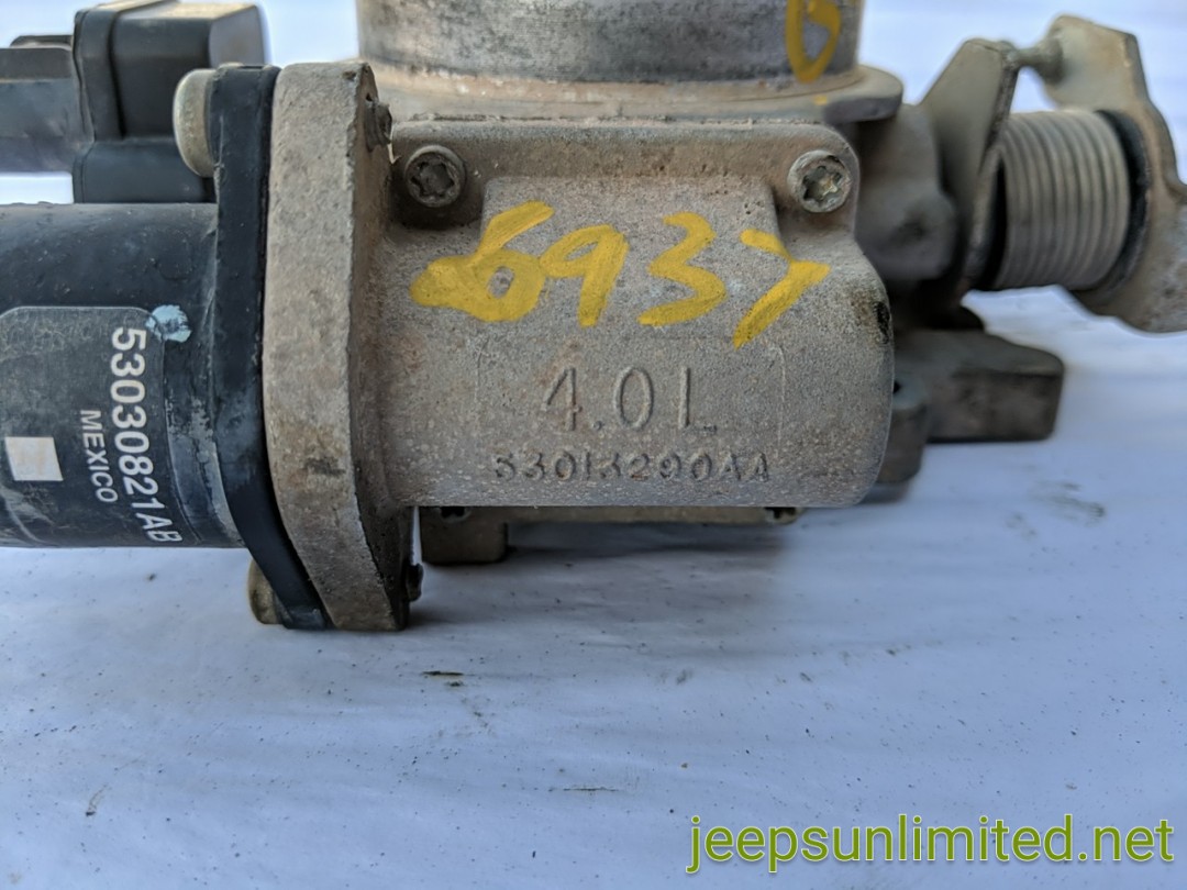 Jeep Throttle Body Assembly 4.0L 6 Cylinder Engine 02-04 TJ LJ WJ ...