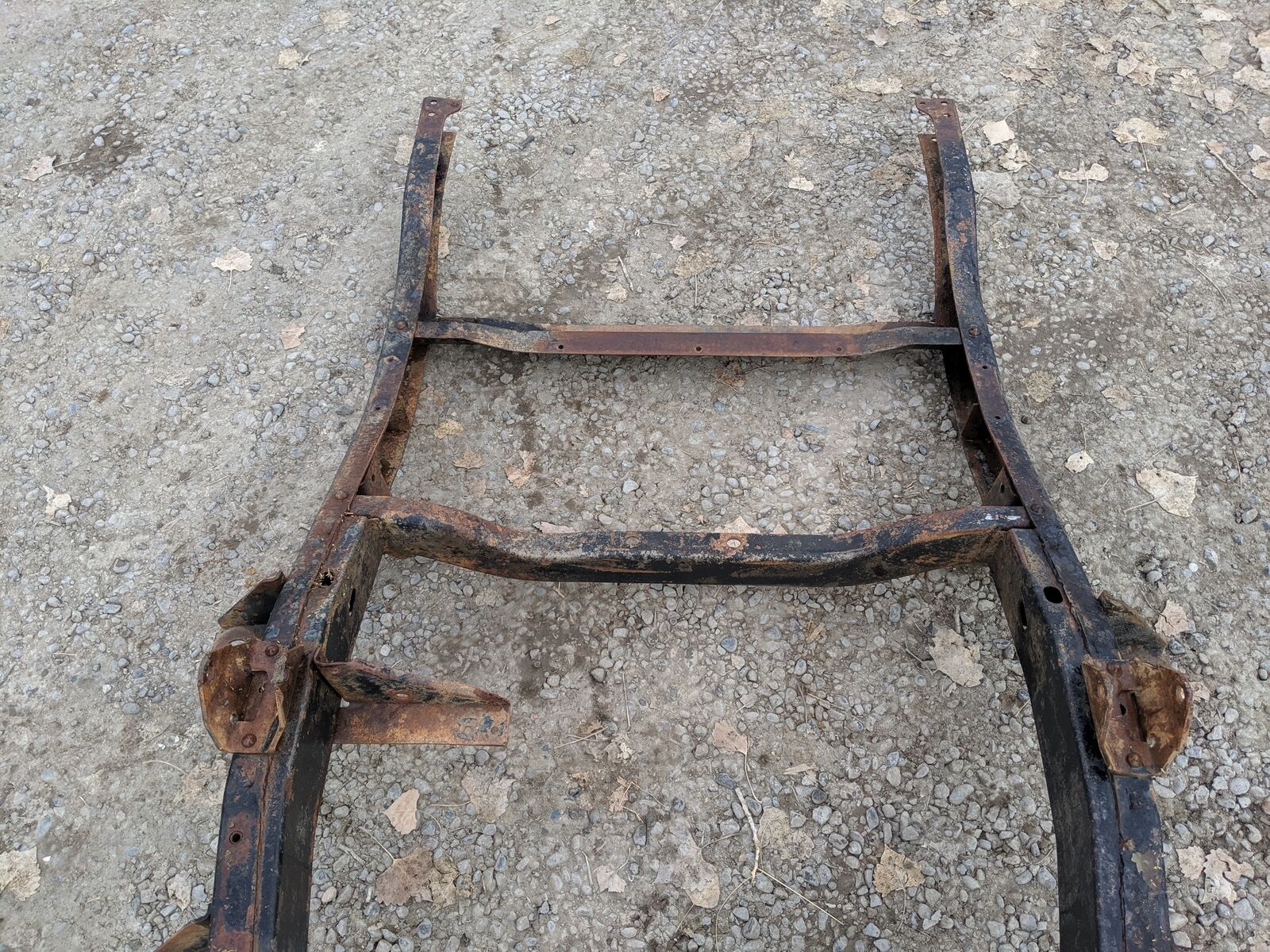 CJ5 OEM Frame Steel Chassis No Rust - Parts Breakers - Rust Free used ...