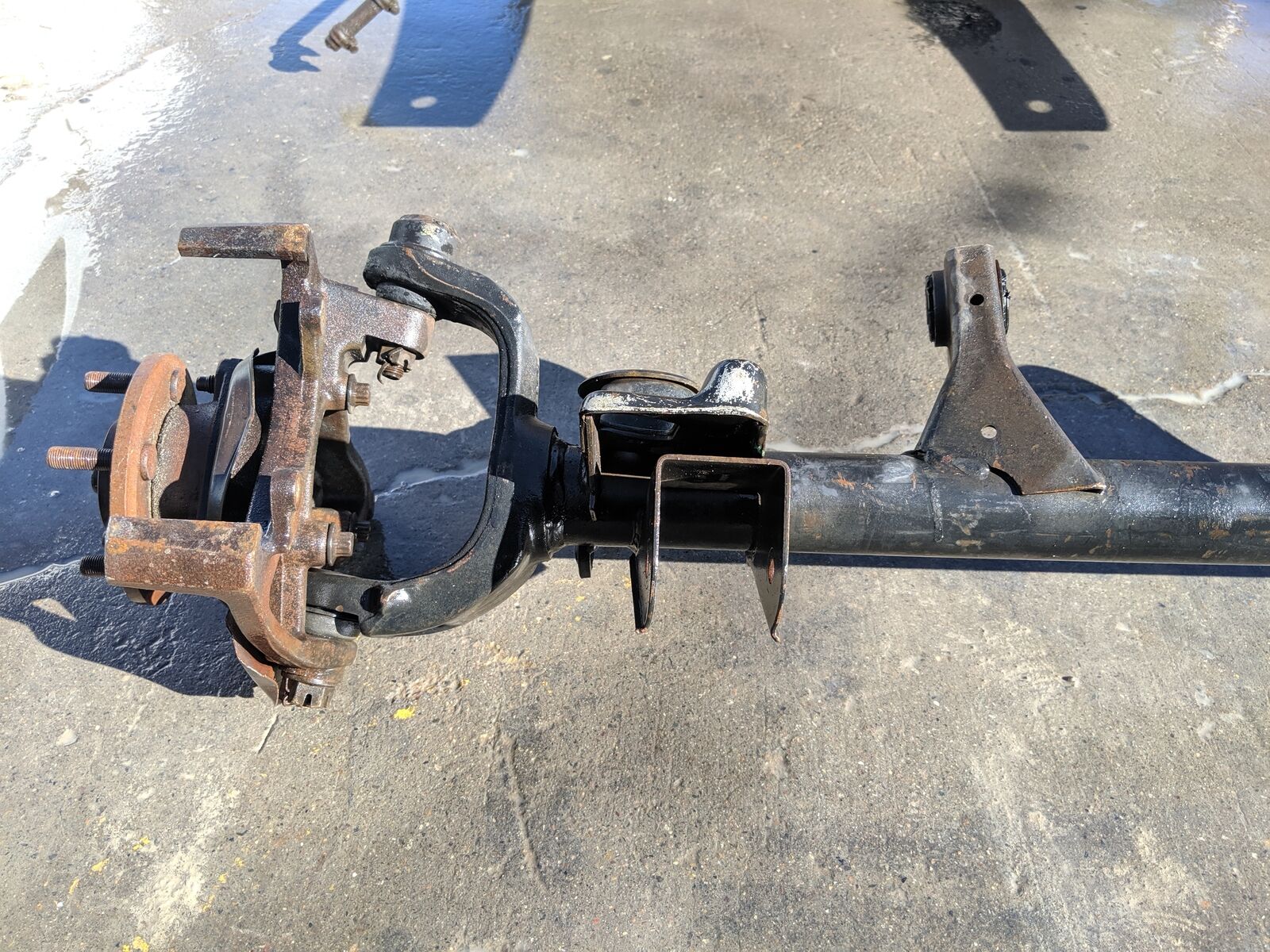 Front Axle Tube for 2X4 2WD Jeep Rat Rod Hot Rod Buggy XJ MJ TJ LJ with ...