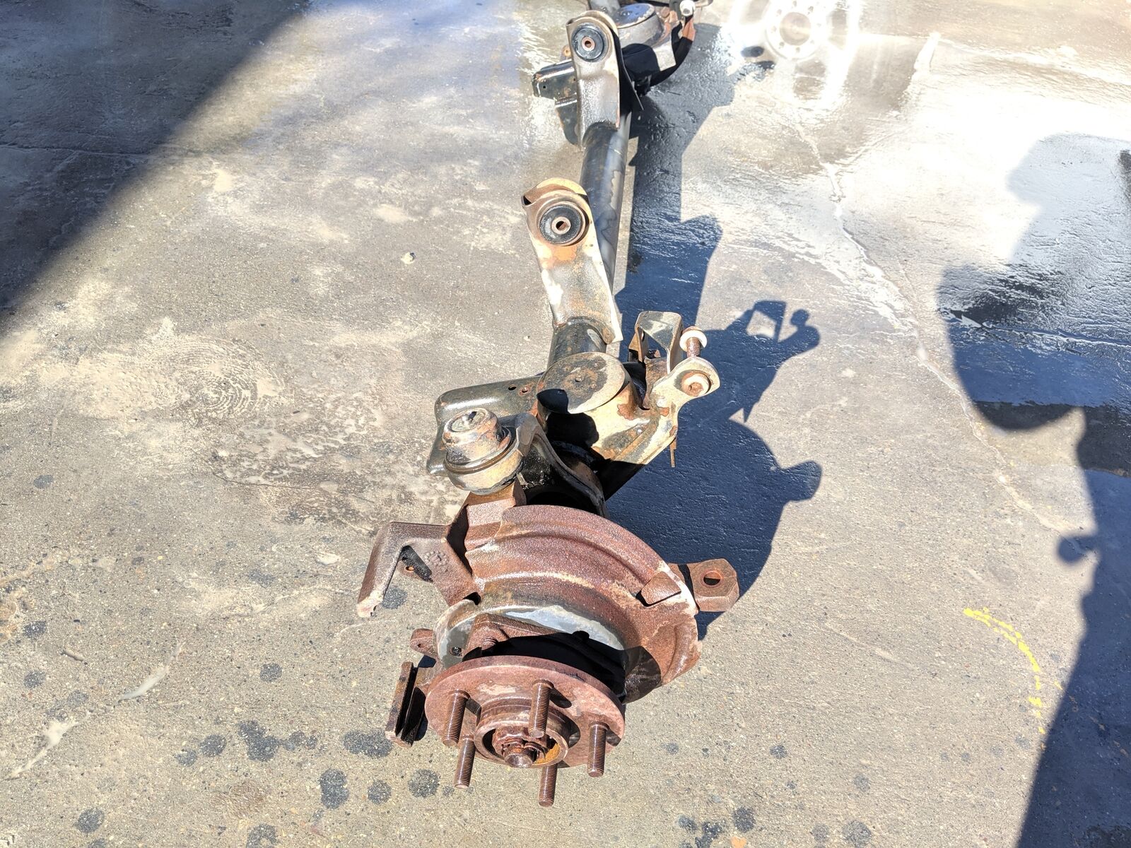 Front Axle Tube for 2X4 2WD Jeep Rat Rod Hot Rod Buggy XJ MJ TJ LJ with ...